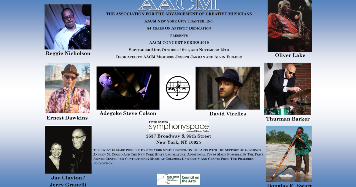 AACM Concert Series 2019 | Symphony Space
