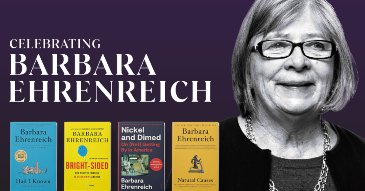 Celebrating Barbara Ehrenreich: In Her Words | Symphony Space